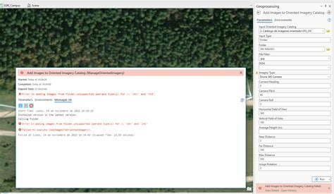 Error Adding 360 Images To Oriented Imagery Catalo Esri Community