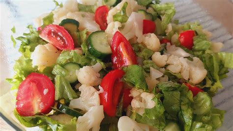 Как вкусно и просто приготовить цветную капусты Овощной салат Youtube