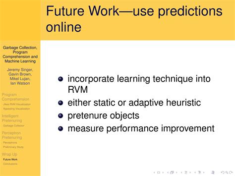 Garbage Collection Program Comprehension And Machine Learning Pdf