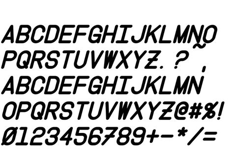 Fixed Width Font Free Download 55 Truetype Ttf Opentype Otf Files