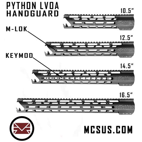 Tippmann Tmc Python Lvoa M Lok Keymod Handguard Tmc Adapter Mcs