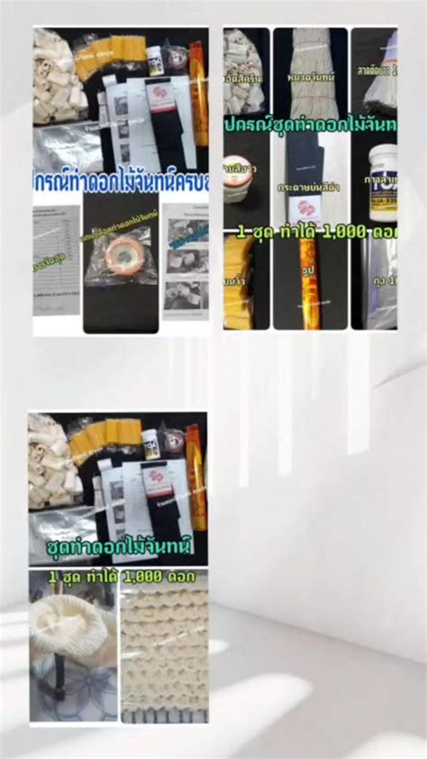 ชุดทำดอกไม้จันทน์แบบดอกธรรมดามีอุปกรณ์ครบชุดพร้อมบล็อกทำดอก Shopee Thailand