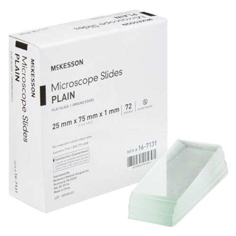 Mckesson Microscope Slides At