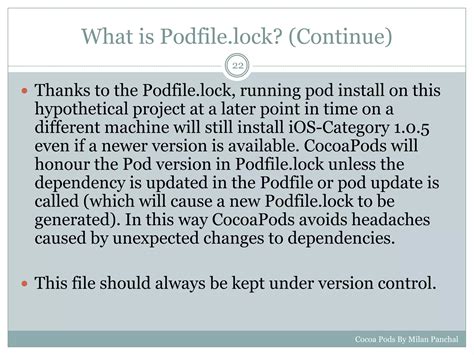 What Is Cocoapods And How To Setup Ppt