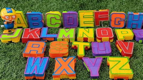 로봇 영어알파벳 A대장과 약속한 뽀로로 대장 알파벳송 들으며 대문자 로봇알파벳 공부해요 토이얌 Youtube