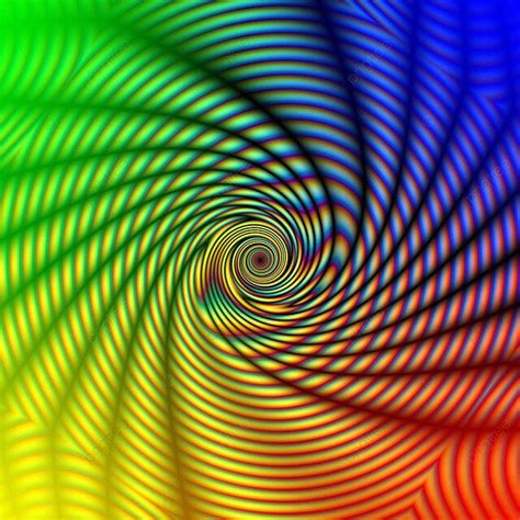 abstract rainbow concentric spiral rainbow concentric circles helix coil abstract pink black