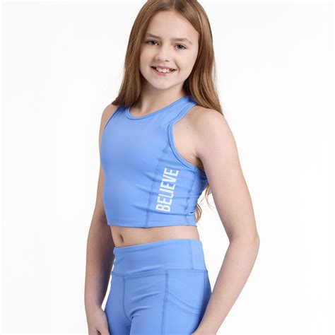 Elevate Sports Bra For Girls Resilient Activewear Chalkd