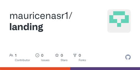 GitHub Mauricenasr Landing