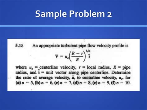 Ppt Chapter 5 Finite Control Volume Analysis Powerpoint Presentation