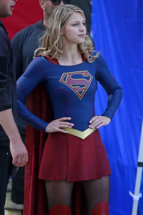 Melissa Benoist On The Set Of Supergirl In Vancouver 07162017