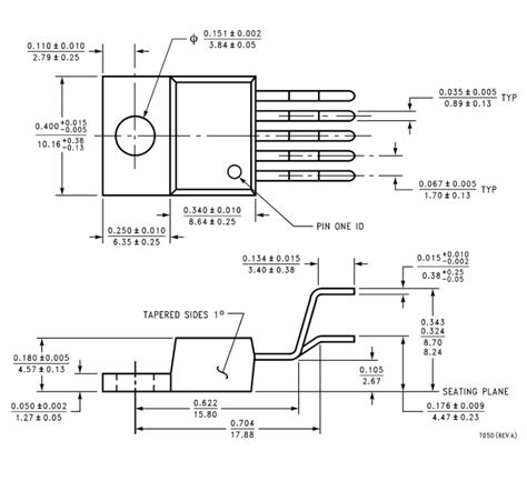 Step Down Switching Regulator Lm2596 Pinout Features Application Ans Test Circuits