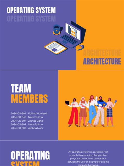 Operating System Architecture Presentation Pdf Operating System