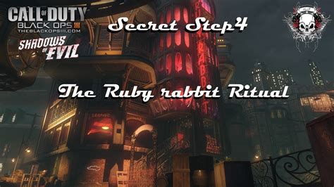 Shadows Of Evil Easter Egg Step 4 The Ruby Rabbit Ritual Youtube