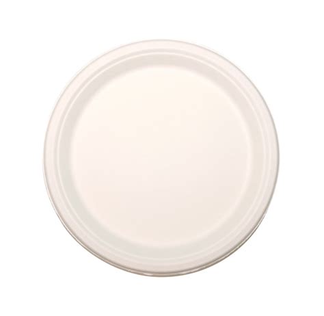 Round Compostable Bagasse Plates Eskay Products