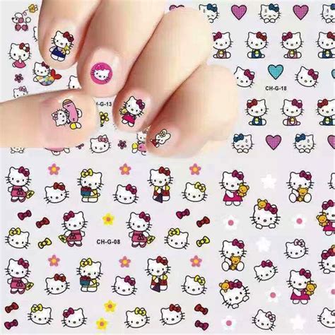 Cute Nail Art Hello Kitty