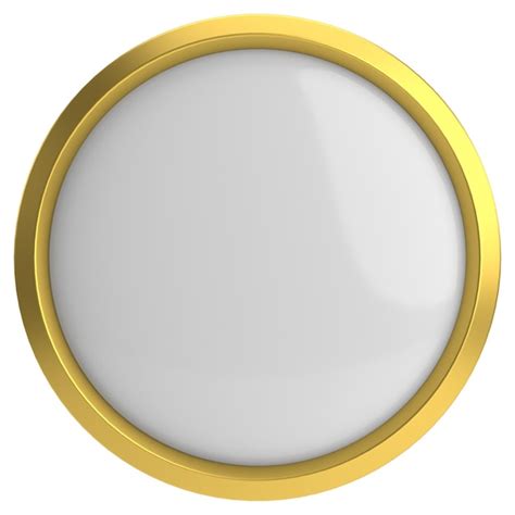 Premium Photo 3d Circle Button Luxury Button 3d Illustration