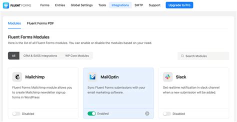 Connect Fluent Forms To Mailchimp Aweber Klaviyo Hubspot
