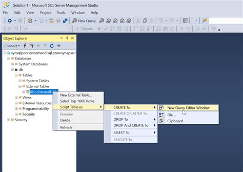 Unable To Script Table With Ssms Version 184 On Azure Sql Serverless