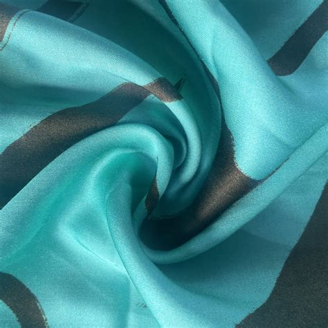 Buy Green Abstract Print Modal Satin Fabric 19966 Online At Tradeuno