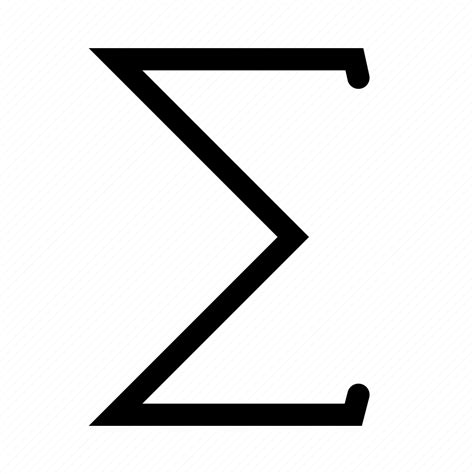 Expression Greek Letter Math Sign Sigma Sum Sum Of Summation Icon