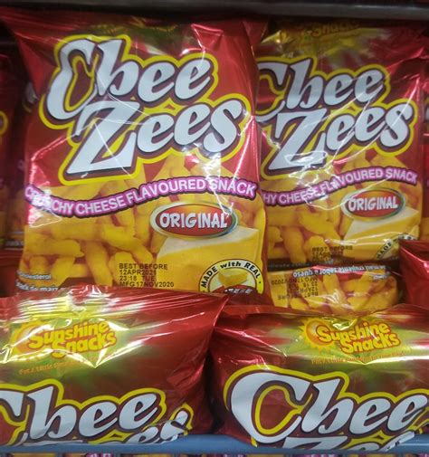 Jamaican Sunshine Snacks Chee Zees Snack 45g Pack Of 6 Or 12 From Jamaica Etsy