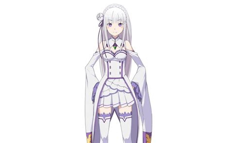 Anime Girls Rezero Kara Hajimeru Isekai Seikatsu Emilia Hd