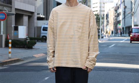 Ystrdys Tmrrw Baggy Tee Ls Cotton 24 1 Border Jersey C E L Store Note