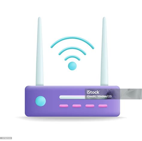 Wifi Router 3d Kartun Gaya Vektor Desain Ilustrasi Ilustrasi Stok Unduh Gambar Sekarang Istock