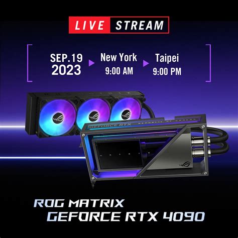 Asus Rog Matrix Geforce Rtx 4090 Card Arrives September 19 Techpowerup