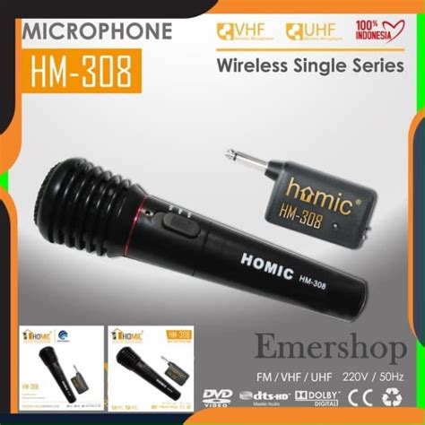 Jual Mic Wireless Murah Bagus Kota Bekasi Emershop Tokopedia