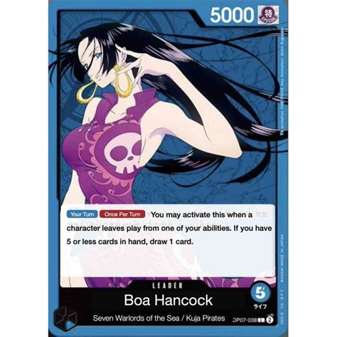 Boa Hancock Leader Op7 500 Years In The Future Carta One Piece En
