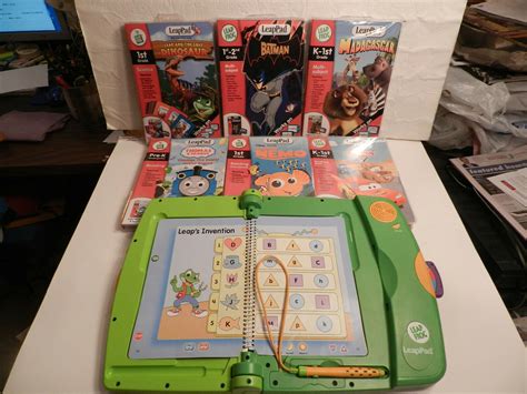 Leapfrog Leappad 30004 And 7 Books Cartridges Cars Thomas Nemo Dinosaur Phonics 3775832916