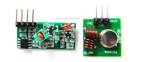 Rf 315 433mhz Transmitter Reciever Module Connection With Arduino Electronic Smith
