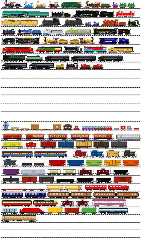 Thomas And Friends Collection Of Sprites Art 16 By Timothythe0engine On Deviantart