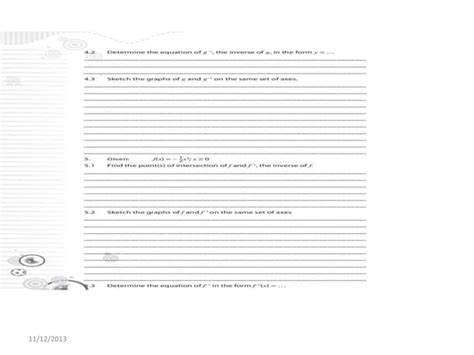 Graphing Inverse Functions Pptx