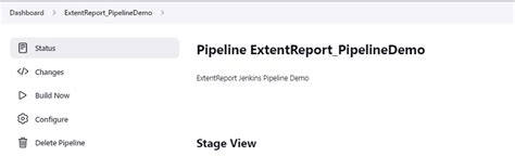 how to create jenkins pipeline for extent report qa automation expert