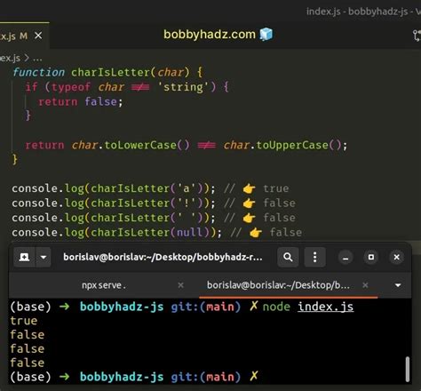 Check If A Character Is A Letter In Javascript Bobbyhadz