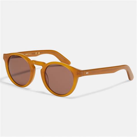 Benjamin Cinnamon Round Renew Bio Acetate Sunglasses Ace And Tate