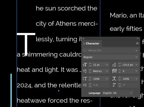 Solved Dropcap Not Working Adobe Product Community 15096924