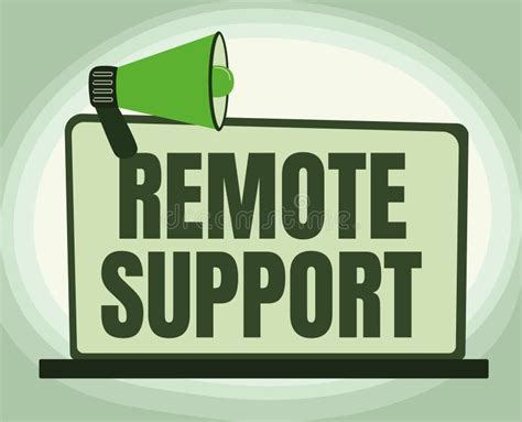 Writing Displaying Text Remote Support Concept Meaning Help Endusers To Solve Computer Problems