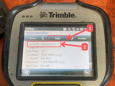 Tsc Serial Number Where To Find It Surveyor Insider