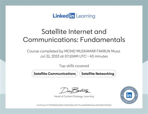 Mohd Muskamar Fakrun Musa On Linkedin Certificate Of Completion