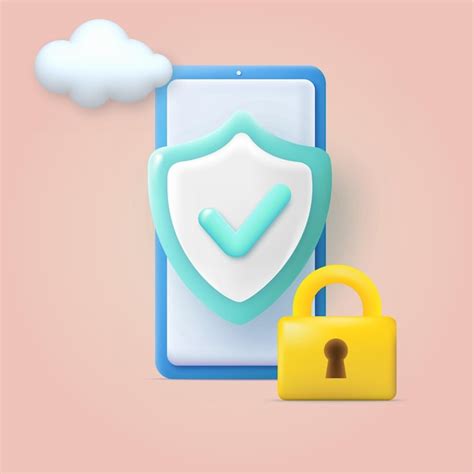 Premium Vector 3d Personal Data Security Concept Vector