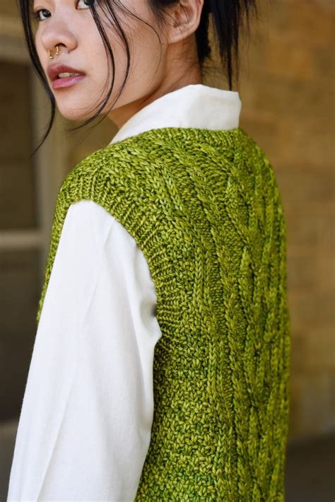 Clara Cables Vest Madelinetosh Knit Vest Pattern Free Knit Vest