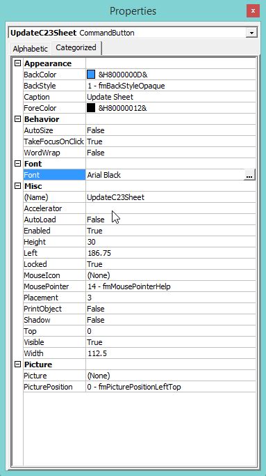 Vba My Command Button Is Upside Down Stack Overflow
