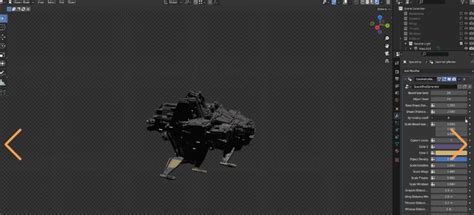 Blender科幻宇宙飞船生成器资产预设 Procedural Spaceship Generator Blender布的 Blender布的