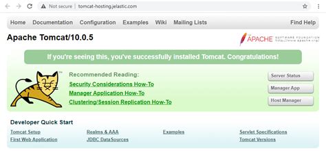 Tomcat Server Virtuozzo Dev Docs