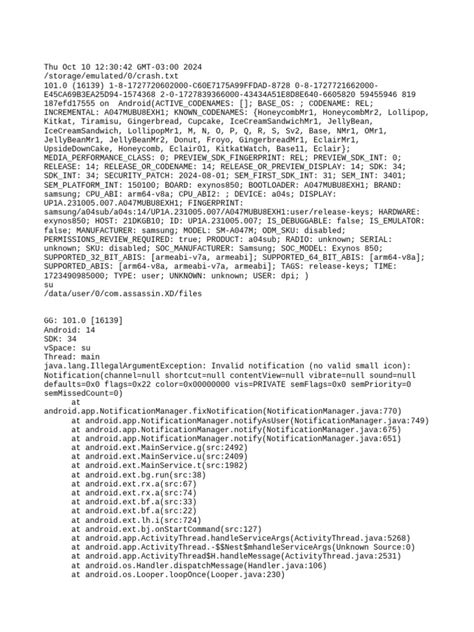 Crash Pdf Android Operating System Java Programming Language