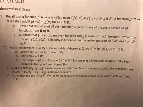Solved Recall That A Function F R Rightarrow R Is Called Chegg Com