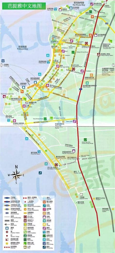 芭提雅到泰国地图 泰曼谷芭提雅沙美岛 泰芭提雅旅游景点 第14页 大山谷图库